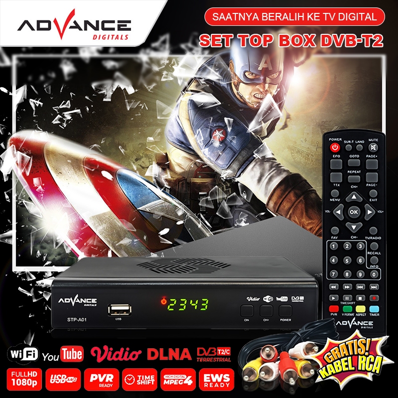 Jual Advance STP-A01 Set Top Box TV Digital Receiver Penerima Siaran ...