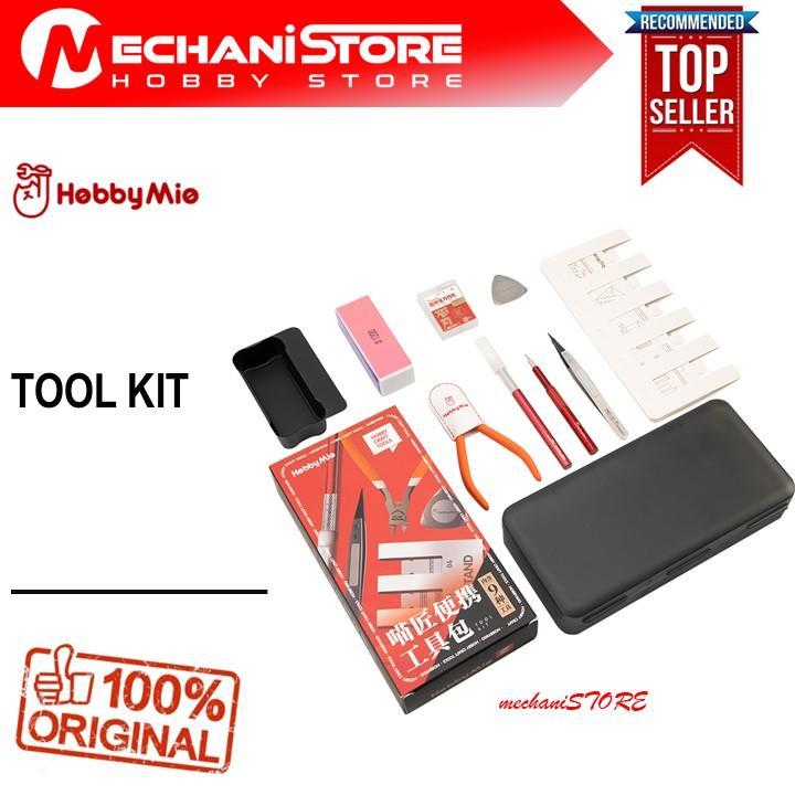 Jual HOBBY MIO Tool Kit / Toolkit / Toolset (HobbyMio Single Blade Nipper Pinset Part Opener ...