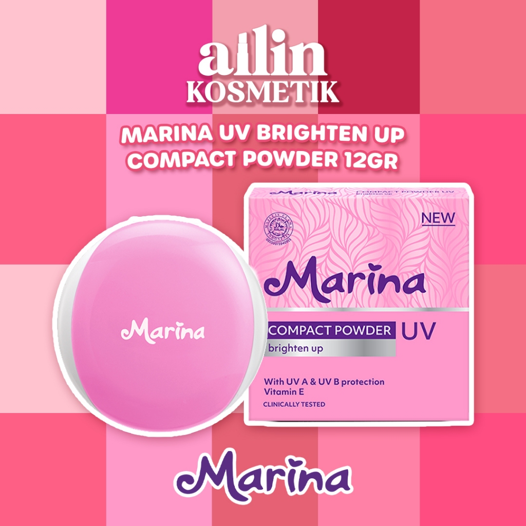 Jual AiLiN Marina Compact Powder UV Protection 12gr | Shopee Indonesia
