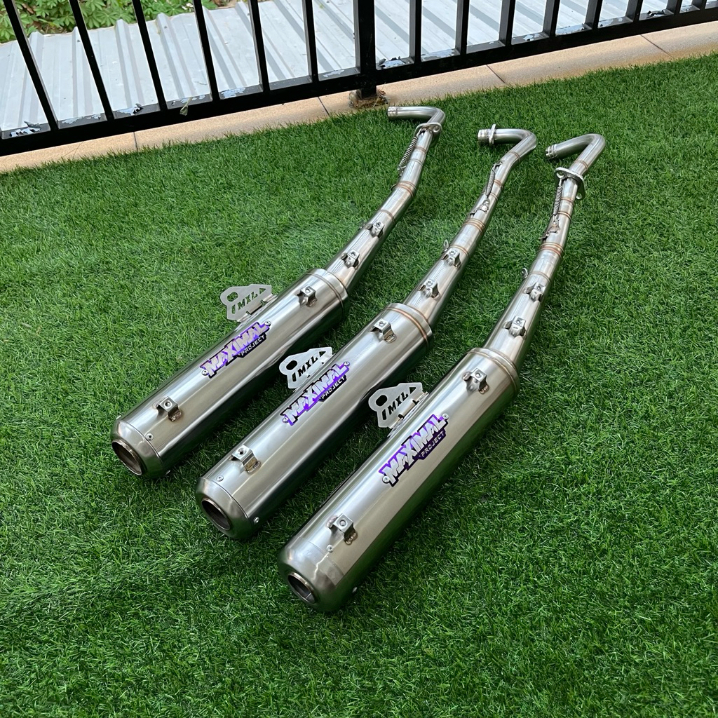 Jual Knalpot Standar Racing 5tp Jupiter Vega Original Maximal Project Grade A Suara bass adem ...