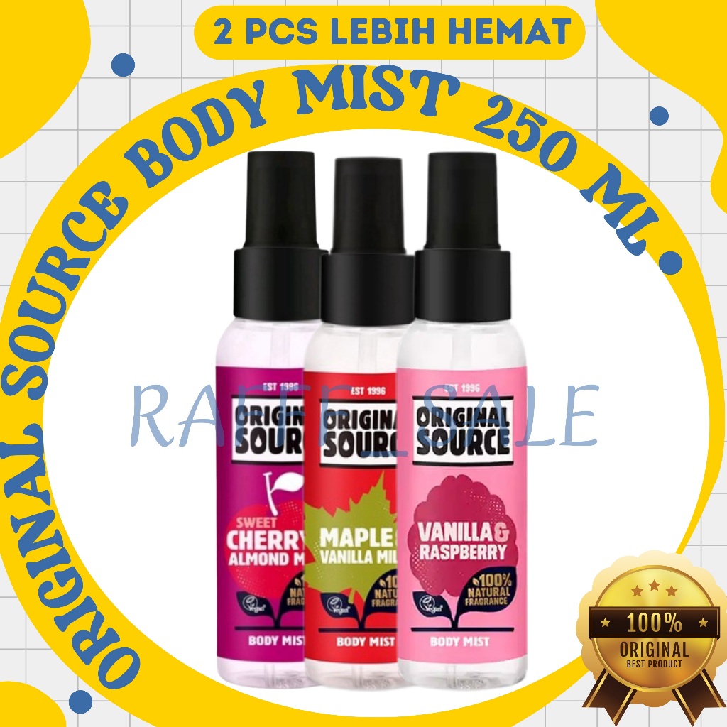 Jual Original Source Body Mist 100ml – Parfum Mist Natural ...