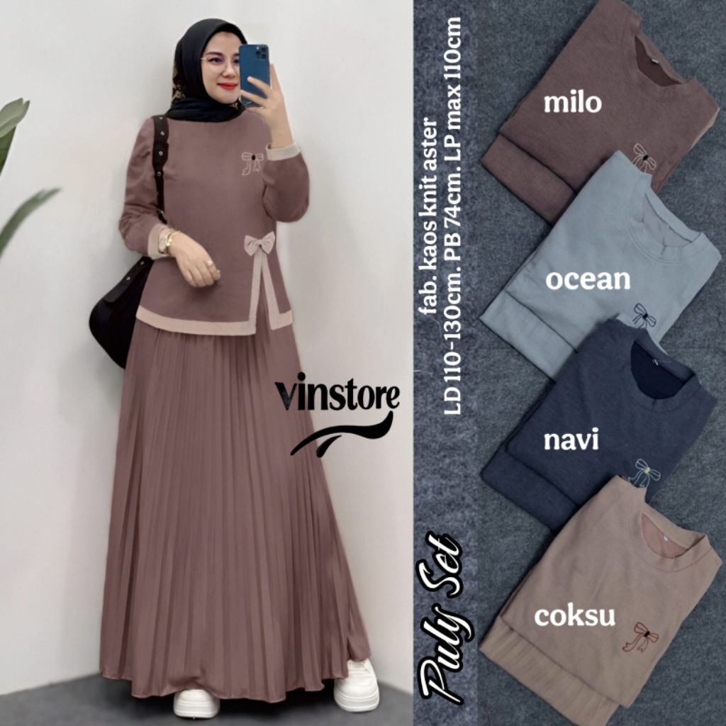 Jual Baju setelan wanita puly set by vinstore | Shopee Indonesia