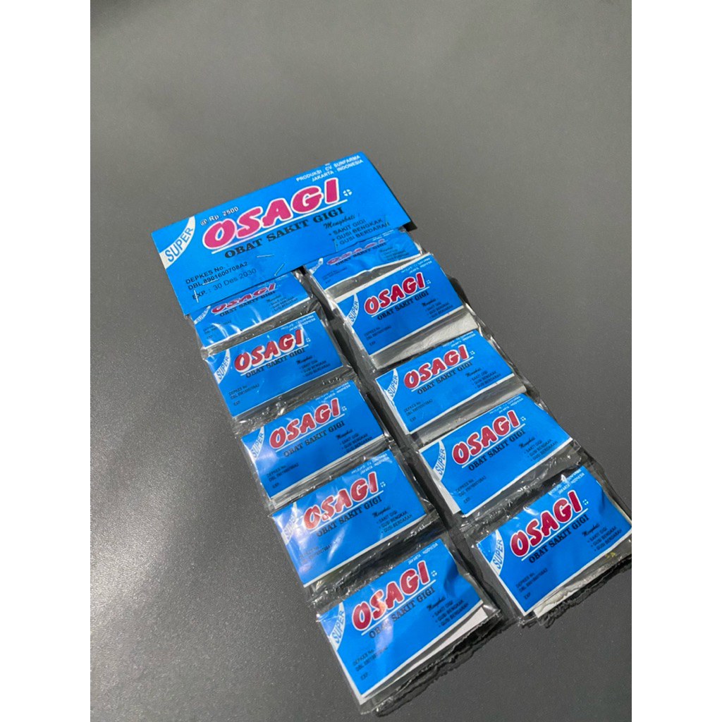 Jual OSAGI Kapsul Obat Sakit Gigi dan Gusi Ampuh Original 100% | Shopee ...