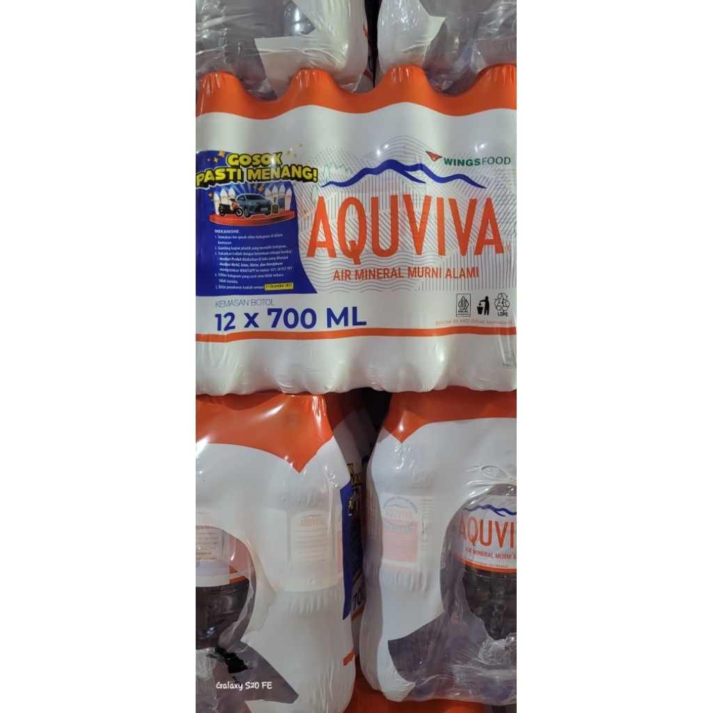 Jual LEEMINERAL/AQUA/AQUVIVA/JS/CLUB 600ml/700ml | Shopee Indonesia