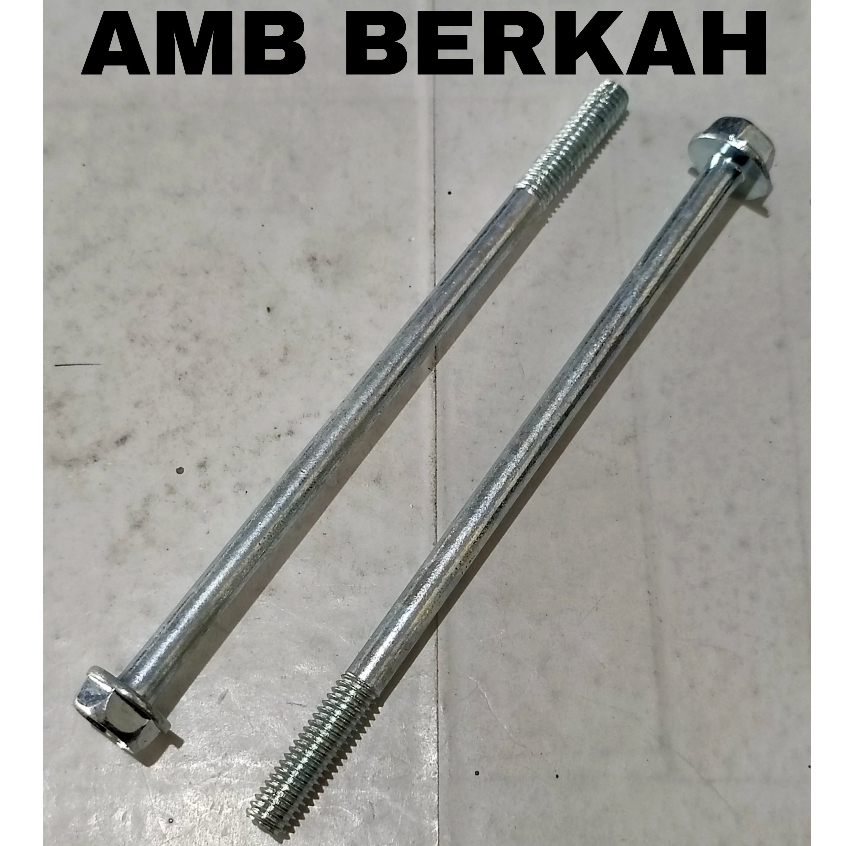Jual BAUT FLANGE BOLT M6x110/BAUT SENTRIK 6X110 ( BAUT GIGI SENTRIK ...