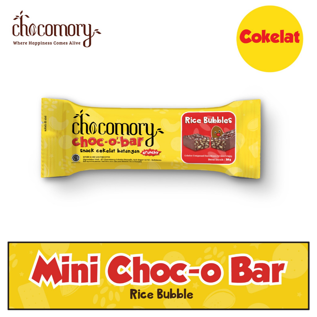 Jual Chocomory Mini Choco Bar Rice Bubble 35g | Shopee Indonesia