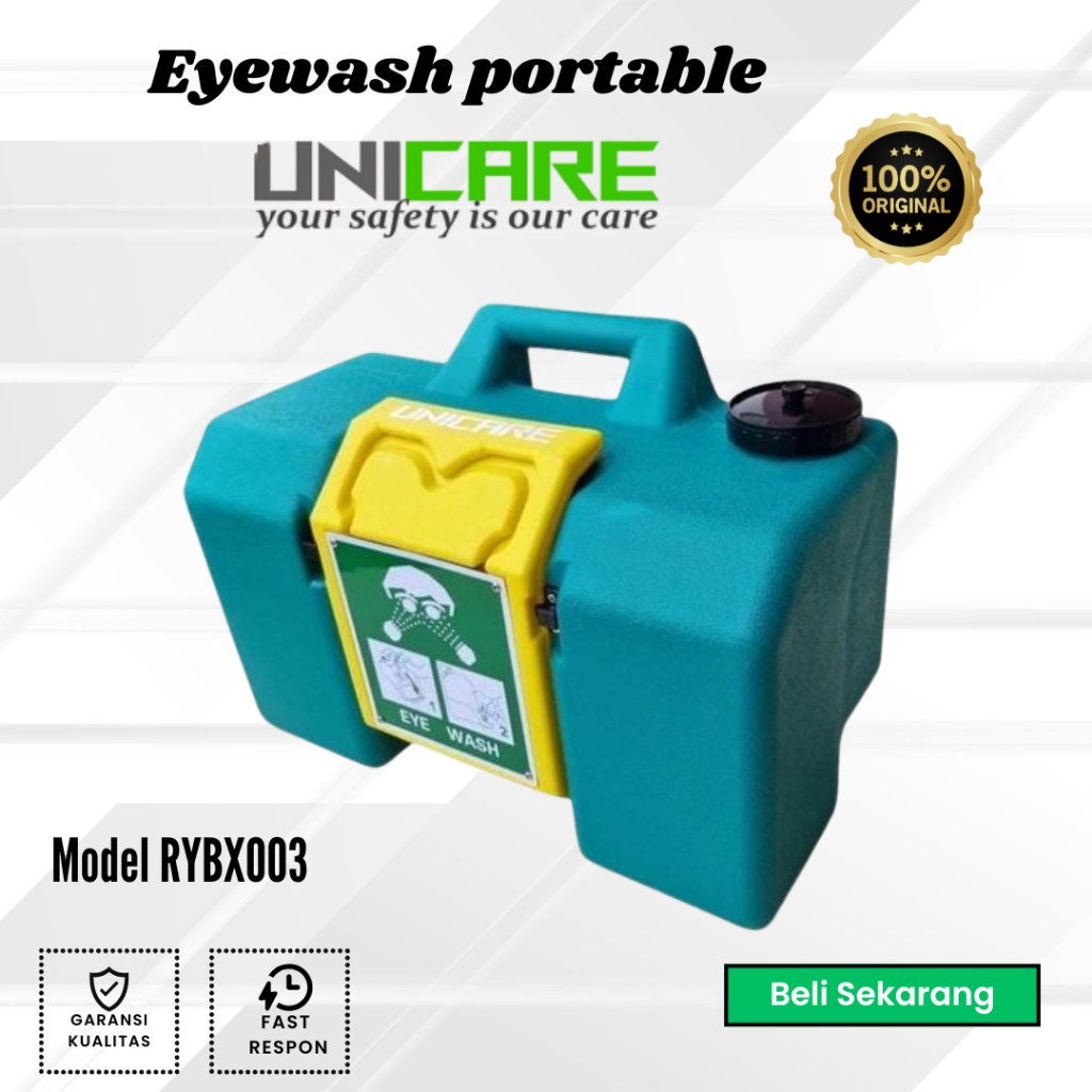 Jual Emergency Eye Wash UNICARE Portable 30 Liter – Alat Cuci Mata ...