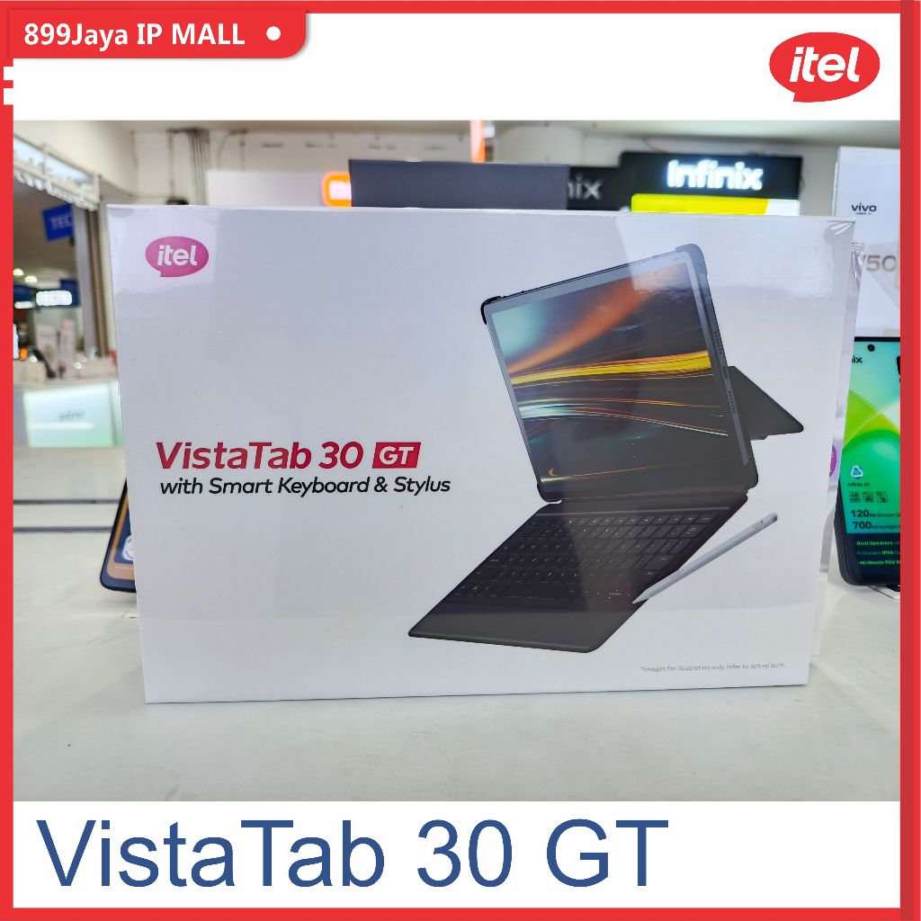 Jual ITEL VISTATAB 30GT VISTA TAB 30 GT 6+6/128GB FREE KEYBOARD ...