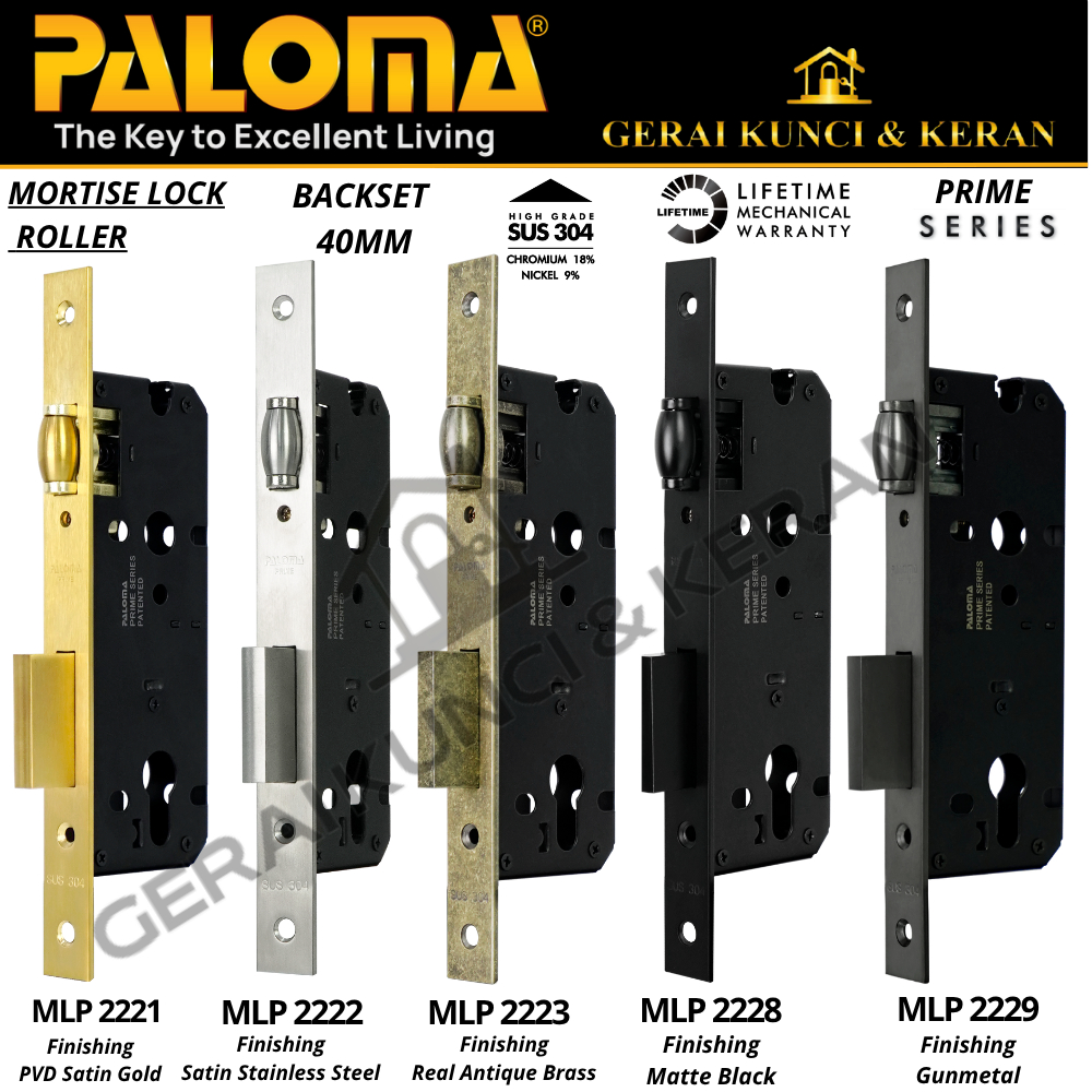 Jual PALOMA MLP 2221 2222 2223 2228 2229 Body Kunci Pintu Pelor Backset ...