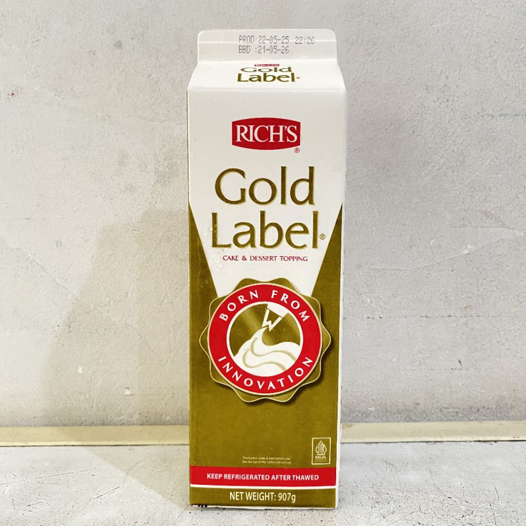 Jual Rich's gold label 907ml | rich's gold label | rich's whipping ...