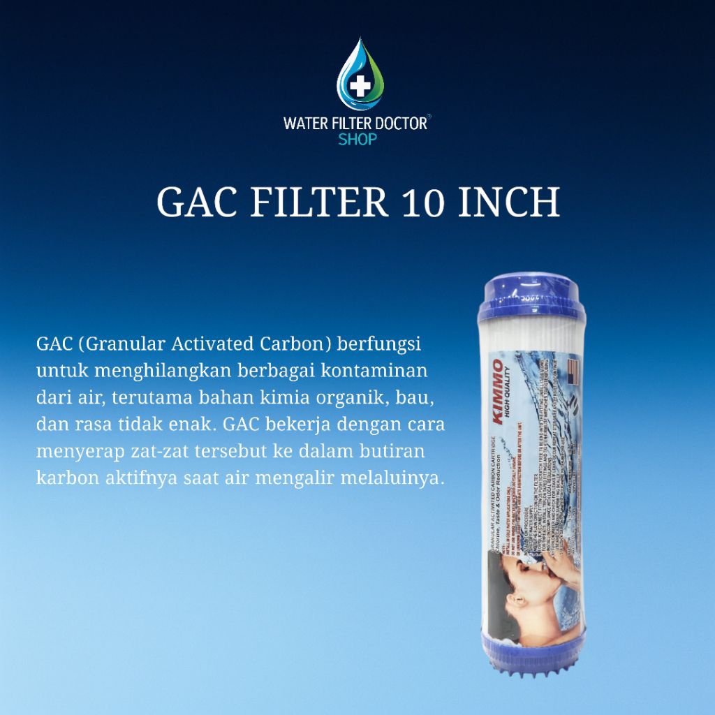 Jual GAC FILTER AIR 10 INCH / CARTRIDGE FILTER GAC 10 " / Granular ...