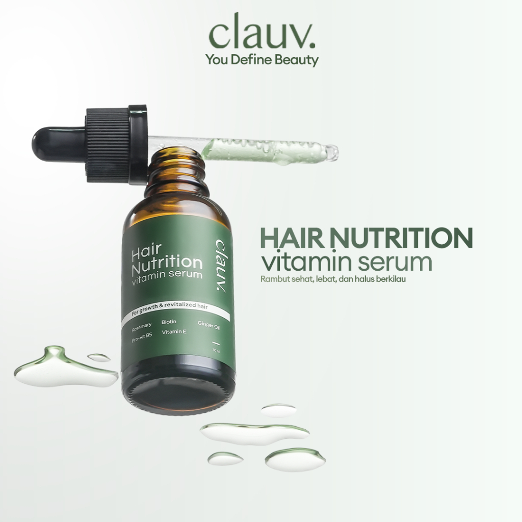 Jual Clauv Hair Nutrition Vitamin Serum - Hair Growth Serum with Biotin ...