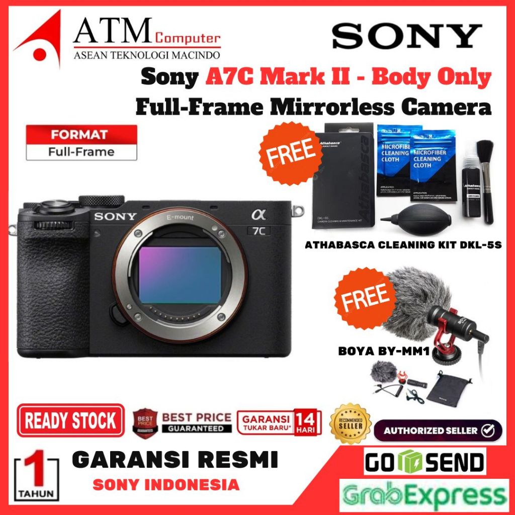 Jual Sony A7C II Body Only Mirrorless Camera Alpha A7CII A7 C Mark 2 Garansi Resmi | Shopee ...