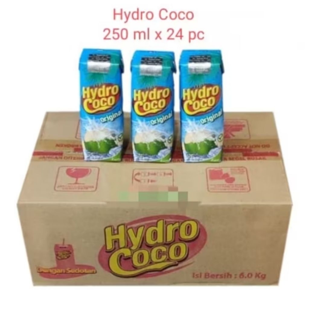 Jual hydro coco 250ml 1 dus isi 24pcs | Shopee Indonesia