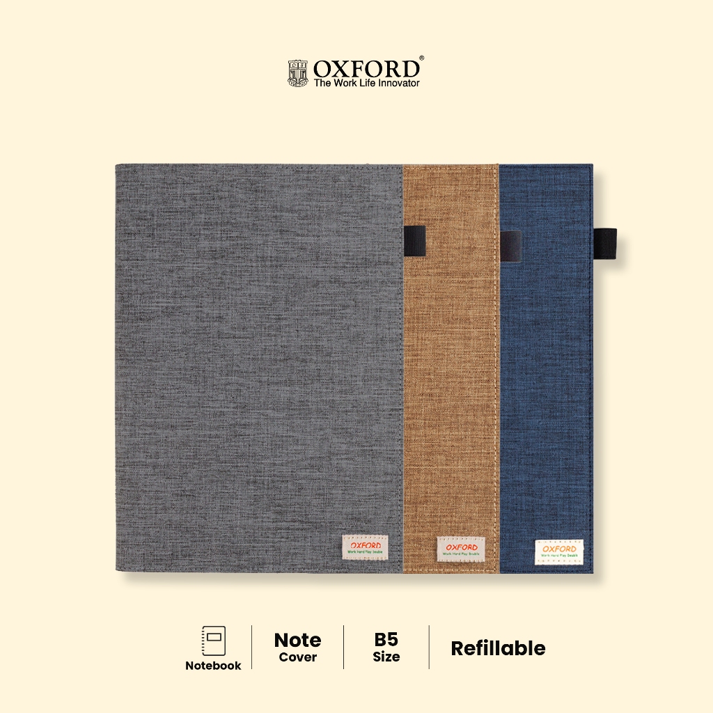 Jual Oxford Notebook B5 Refillable – Cover Toscano Premium, 70 Lembar ...