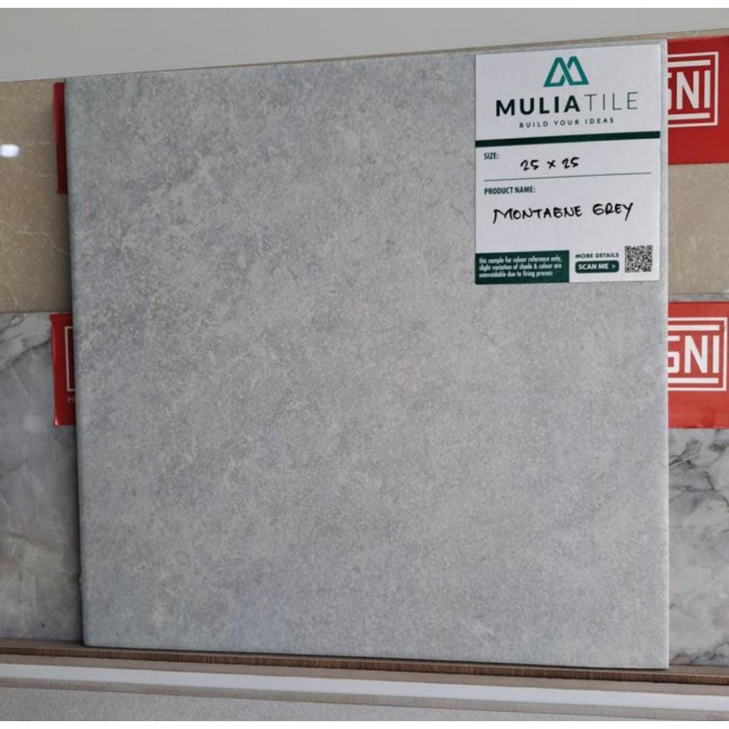 Jual keramik lantai mulia tile kmr mandi/ teras matte 25x25 montagne ...