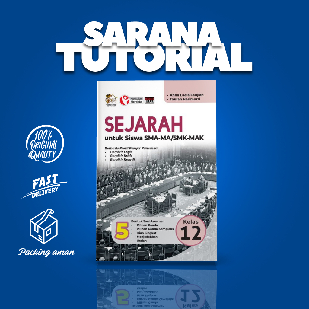 Jual Buku Sejarah untuk Siswa SMA-MA/SMK-MAK Kelas 12 CP033 SEWU ...