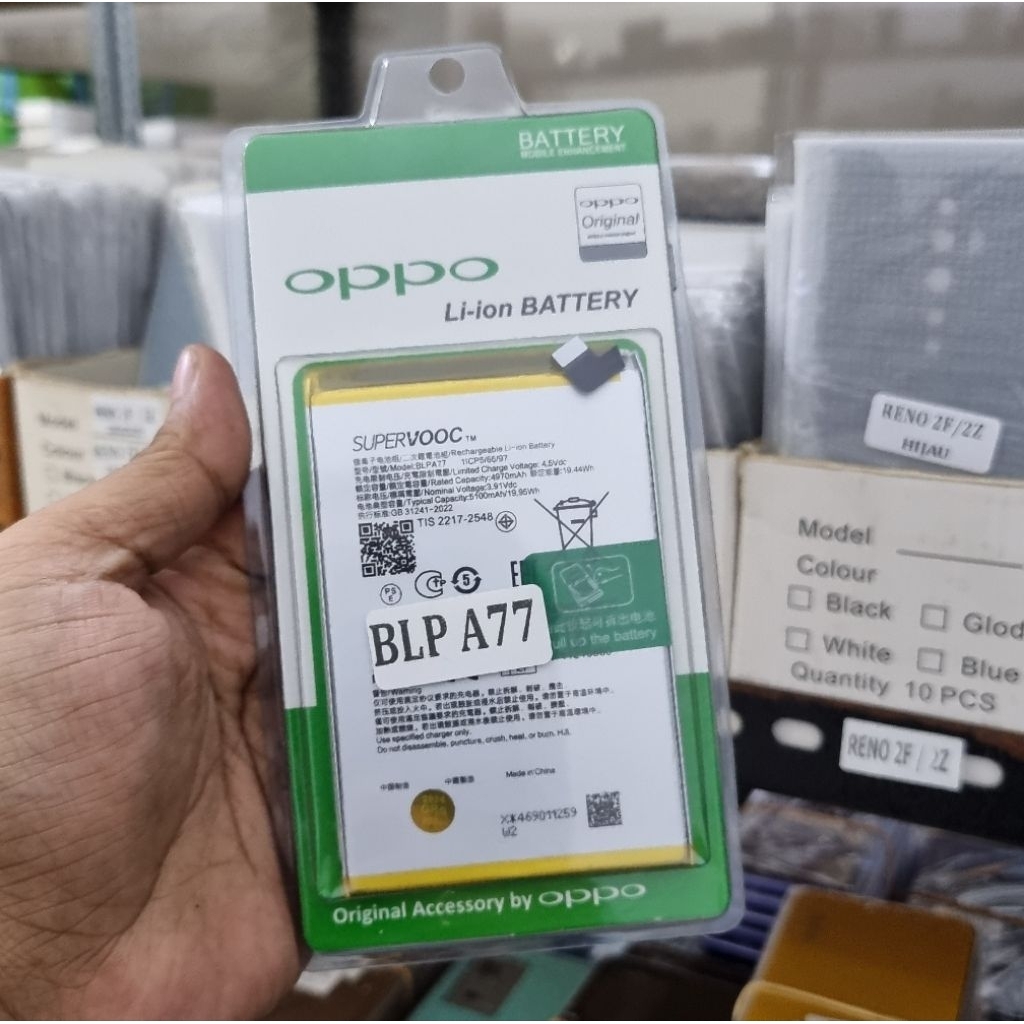 Jual Batre Baterai OPPO A3X 4G CPH2641 ORIGINAL 100% Model Battery ...