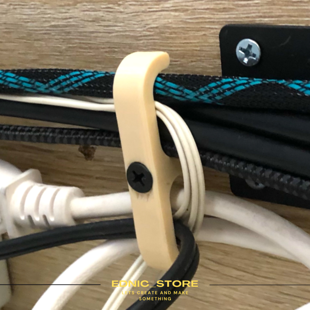 Jual Cable Hanger for Under Desk (Gantungan kabel) | Shopee Indonesia
