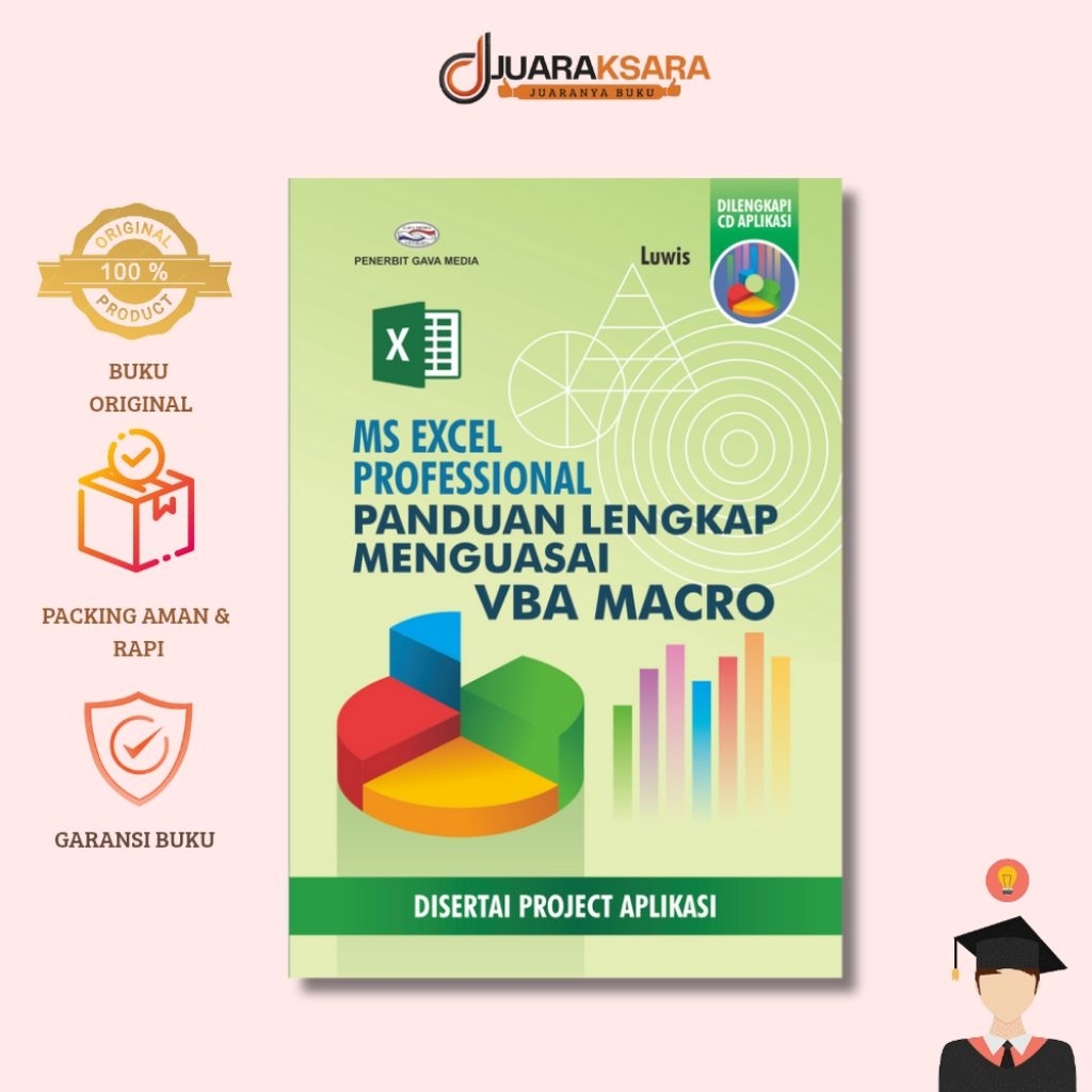 Jual MS EXCEL PROFESSIONAL Panduan Lengkap Menguasai VBA MACRO (disertai Project Aplikasi) - DA ...