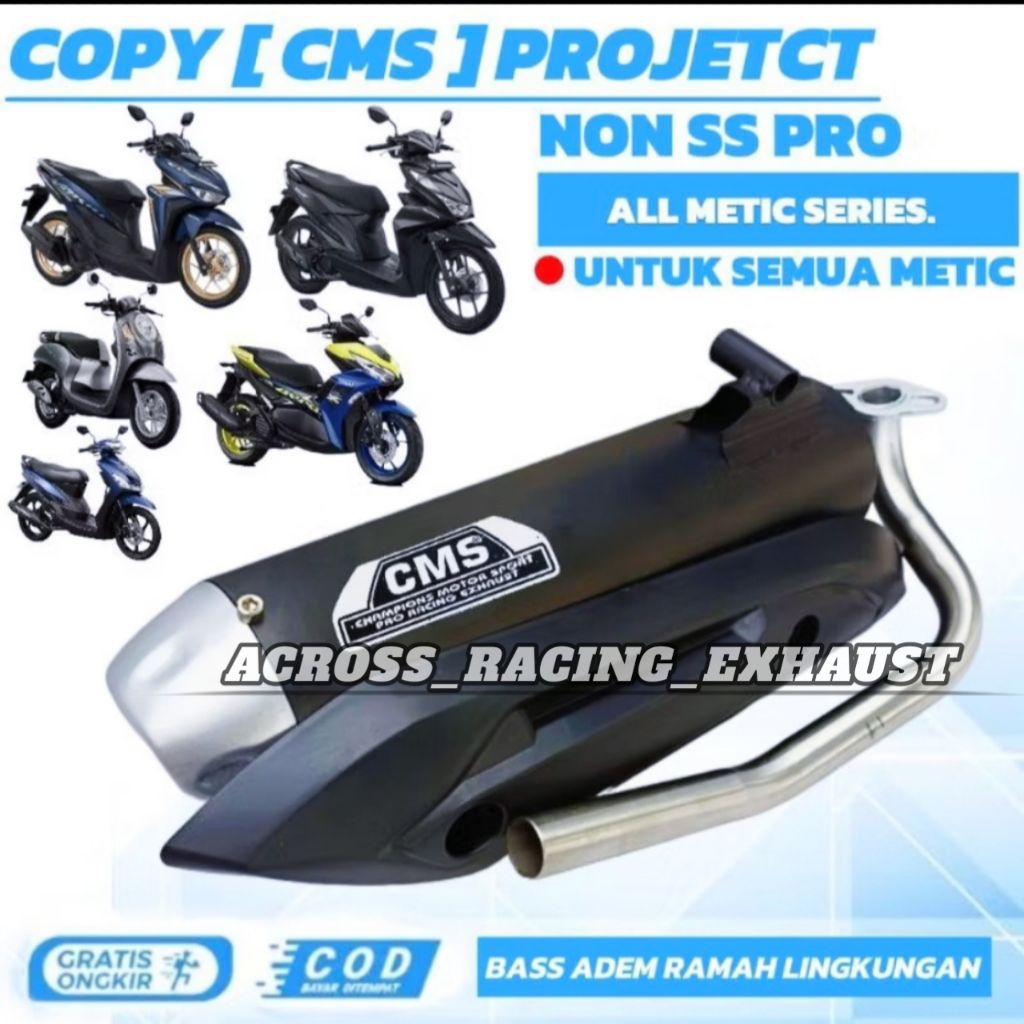 Jual KNALPOT STANDAR RACING NGEBAS ADEM BEAT VARIO MIO NMAX AEROX PCX ...