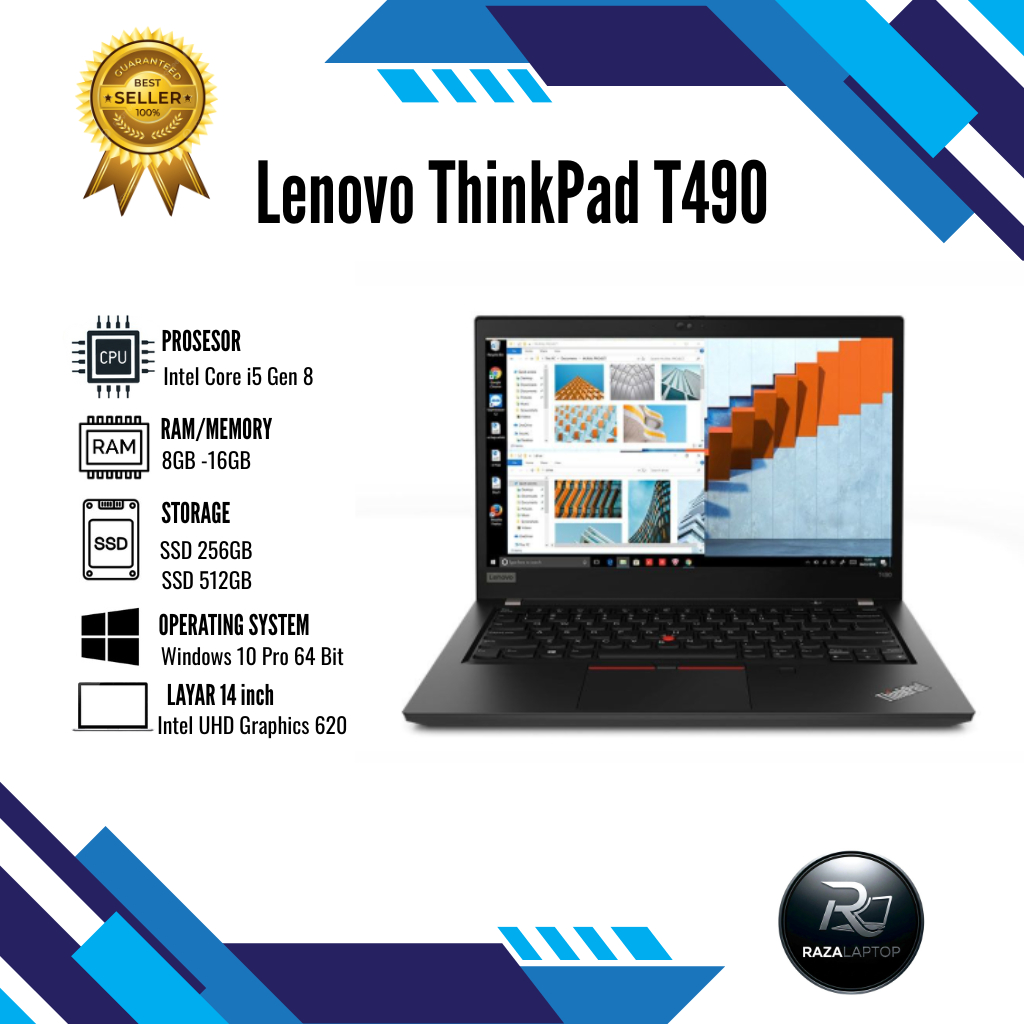 Jual LAPTOP SERIES T430S/T460S/T470S/T490 | CORE i5/i7 GEN 6/7/8 | RAM ...