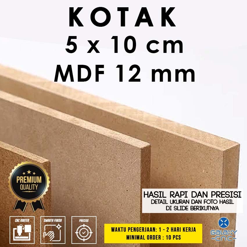 Jual Kotak 5 x 10 cm - MDF 12 mm - Papan kayu / lembaran kayu triplek ...