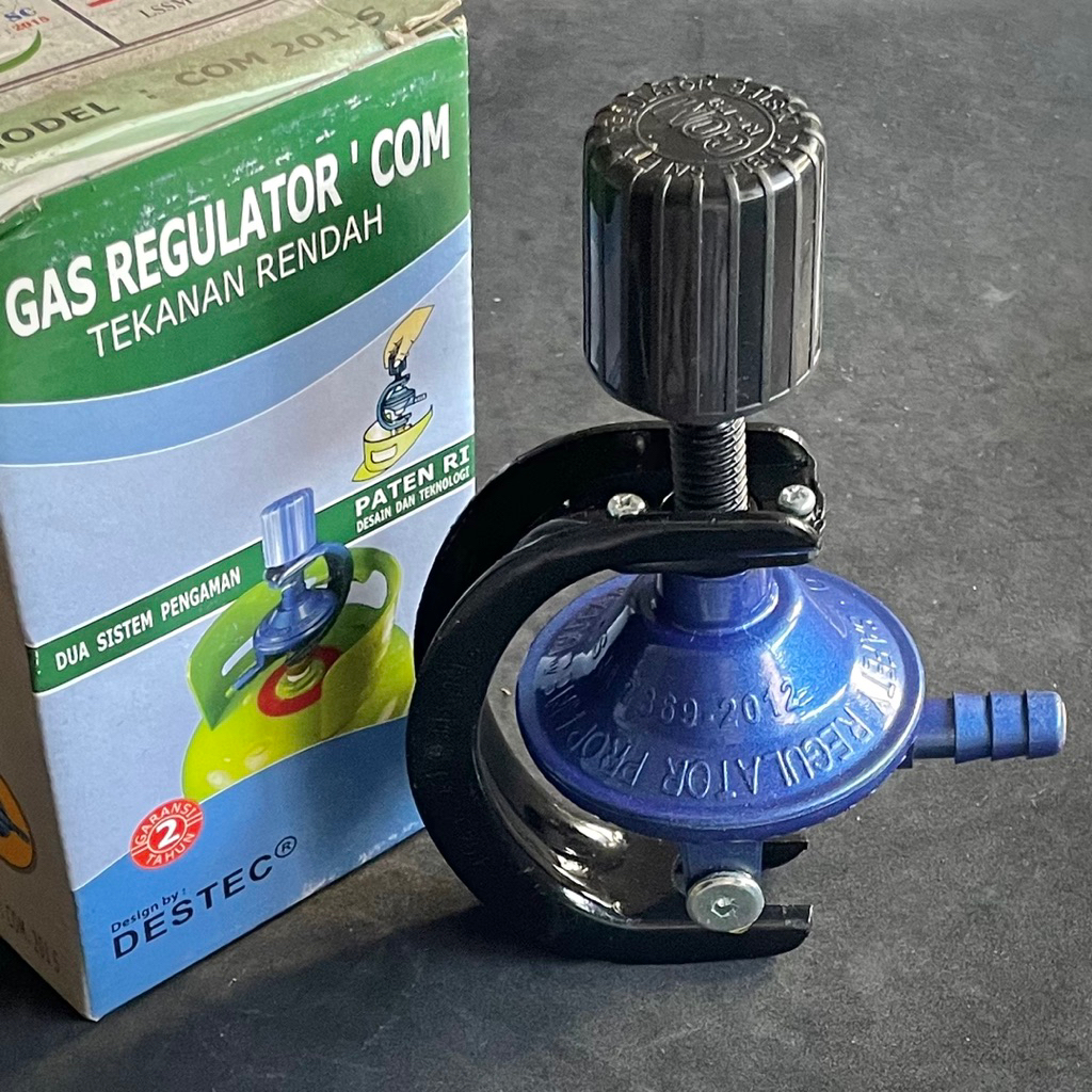 Jual Destec Regulator Gas COM 201 S Tekanan Rendah / regulator kompor ...
