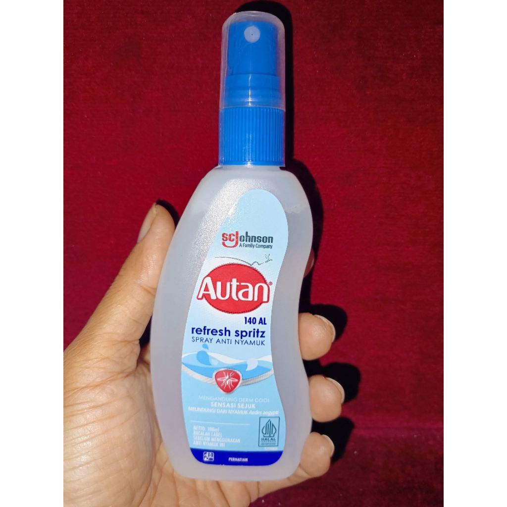 Jual Autan Spray Anti Nyamuk Refresh Spritz 100 ml | Shopee Indonesia