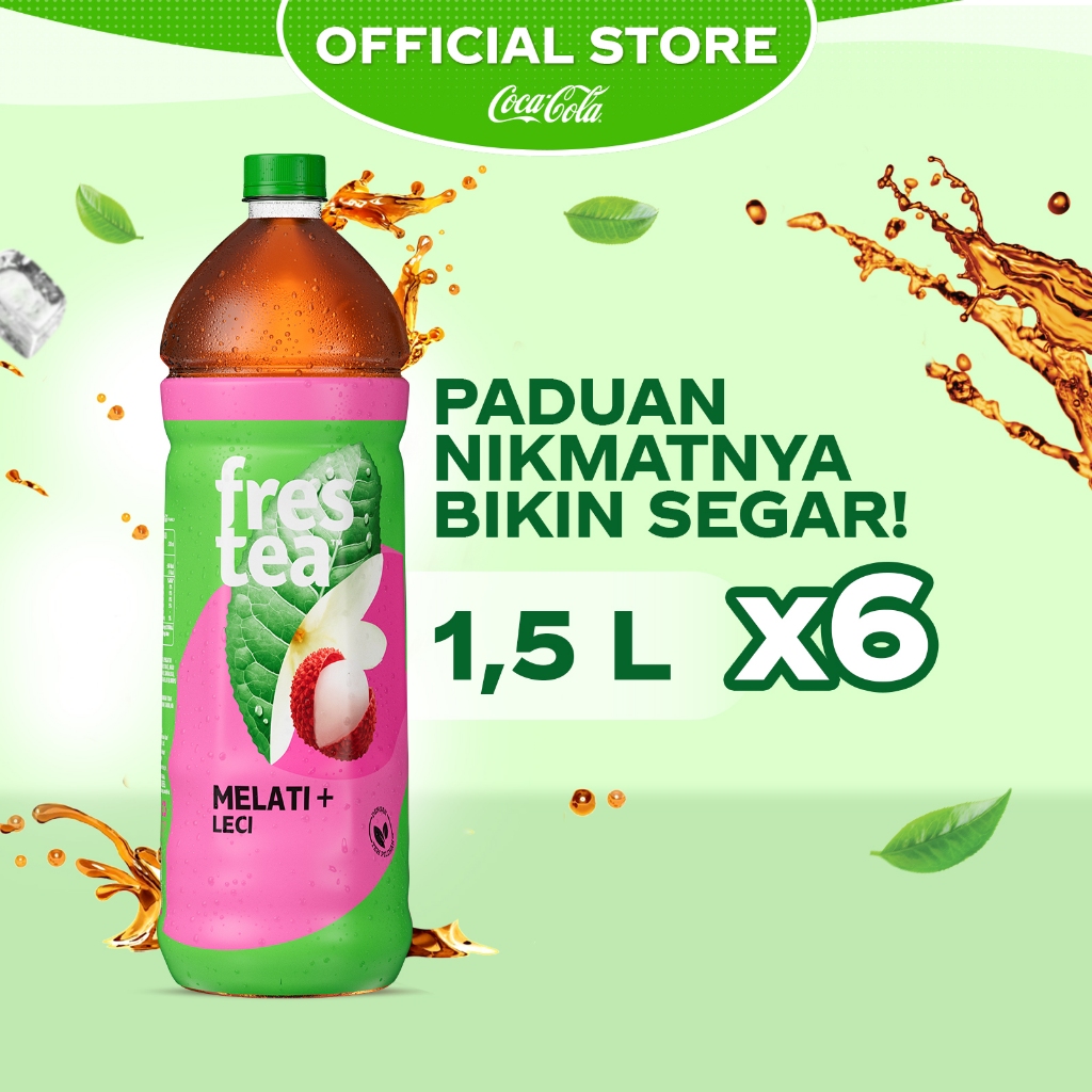 Jual Frestea Rasa Jasmine Minuman Teh - Botol 1.5L x 6pcs | Shopee ...