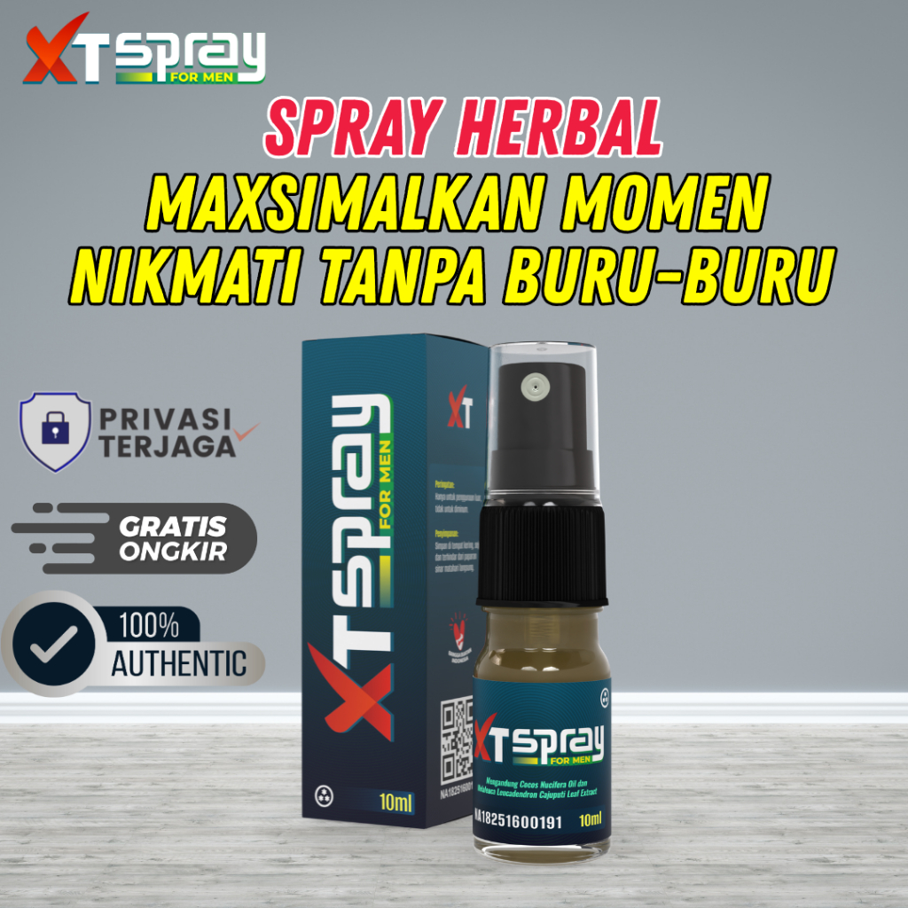 Jual XT SPRAY Herbal For men Menjadikan Duarasi Performa Lebih Stabil Lama | Shopee Indonesia