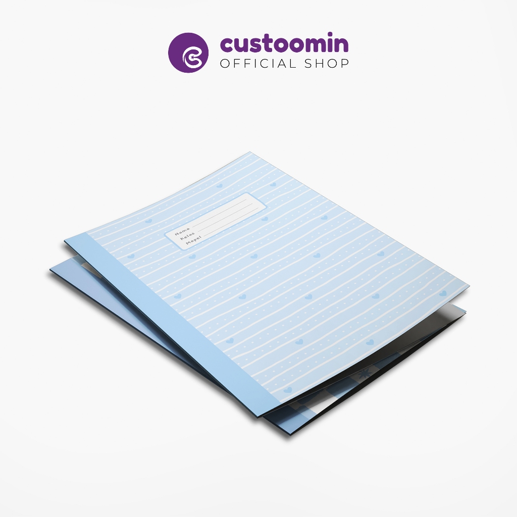 Jual Sampul Buku #Tema Blue - Isi 10 Pcs - (Uk 30x40 cm) - Sampul B5 ...