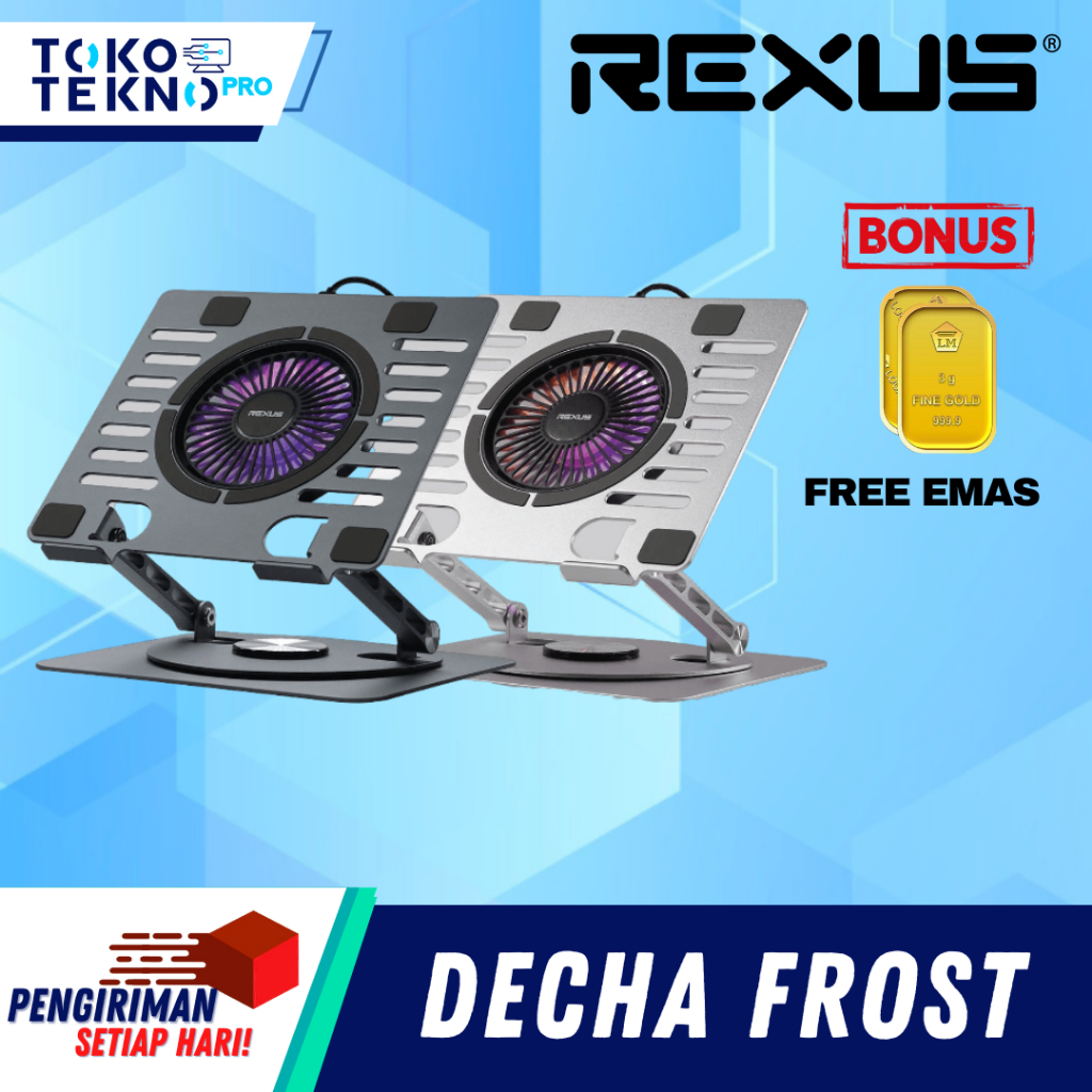 Jual Rexus Decha Frost FP04 / FP-04 Laptop Stand Alumunium | Shopee ...