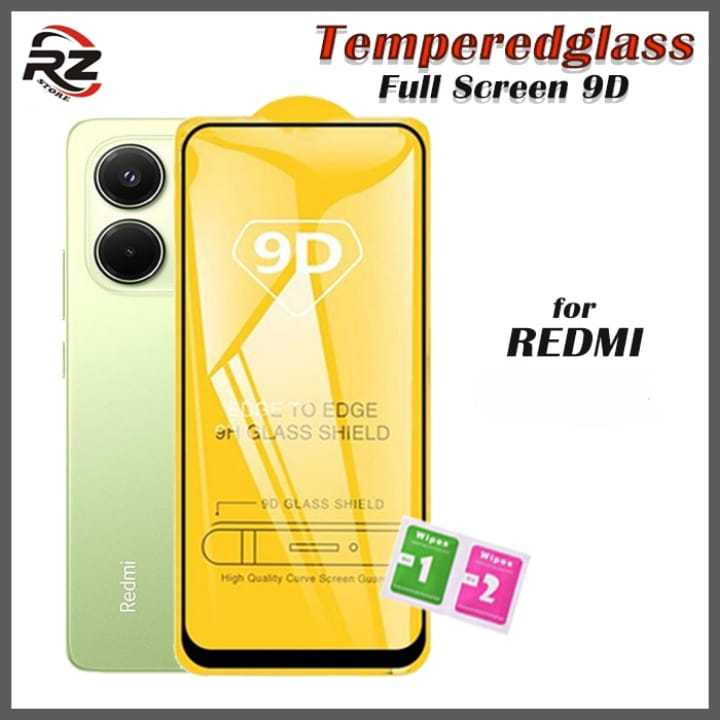 Jual Tempered glass REDMI TG FULL 9D KACA BENING XIAOMI REDMI 7 8 8A 9 ...