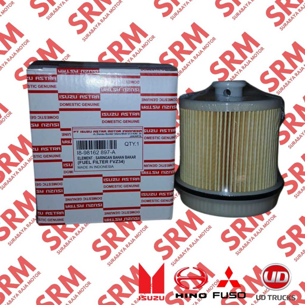 Jual Filter Solar Atas Giga 18-98162-897-A/Element Saringan Bahan Bakar ...