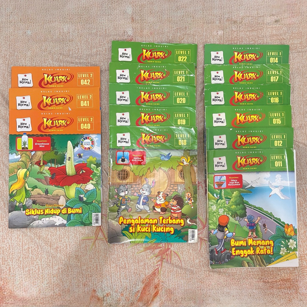 Jual Paket Komik Sains Kuark New Normal level 1 & 2 (set) | Shopee Indonesia