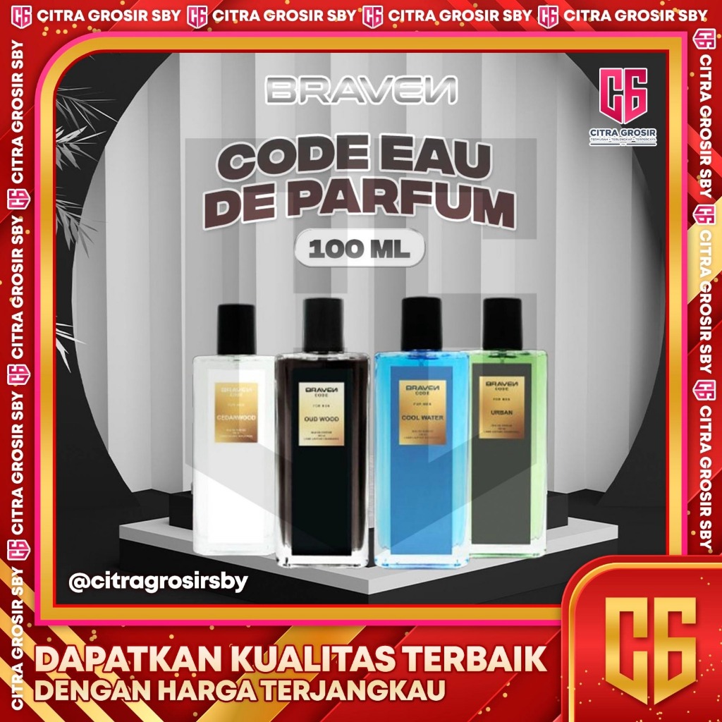 Jual BRAVEN Code EDP Eau De Parfum 100mL || Braven Parfum Oud Wood ...