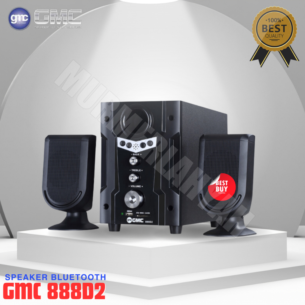 Jual Speaker GMC 888 D2 Bluetooth USB MMC SD Multimedia Garansi Resmi ...