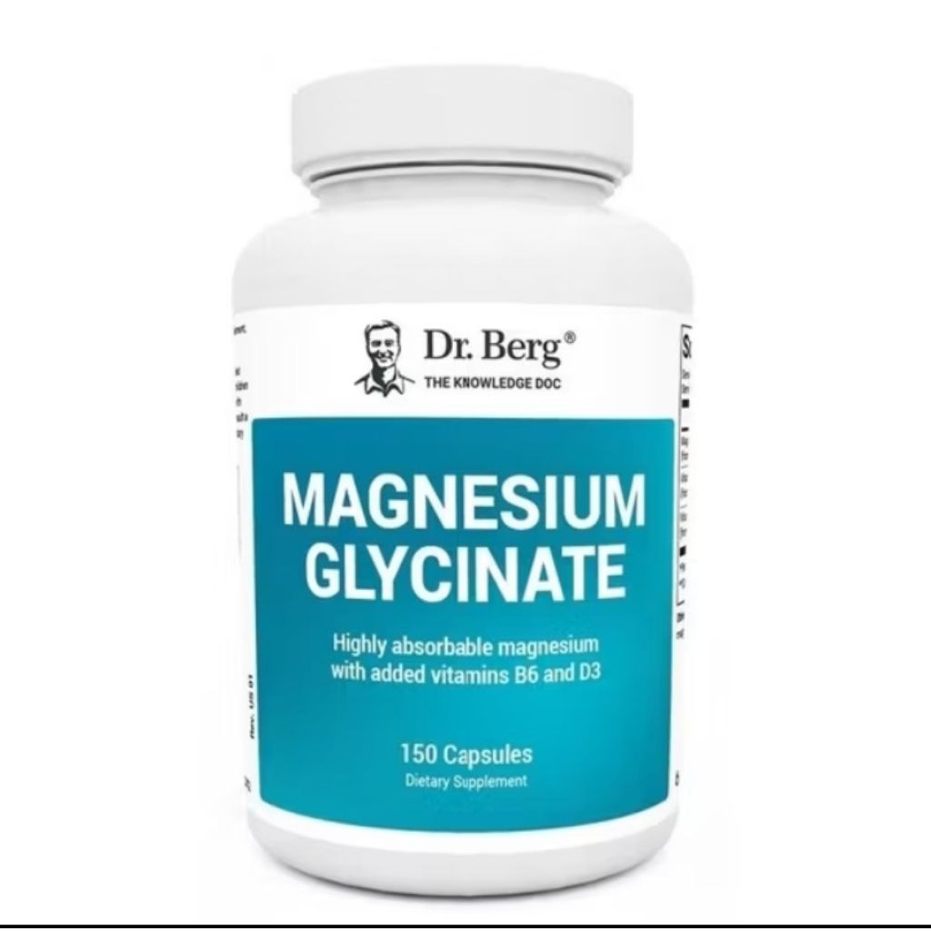 Jual Magnesium glycinate Dr.Berg 400mg - Capsules For Stress, Calm ...
