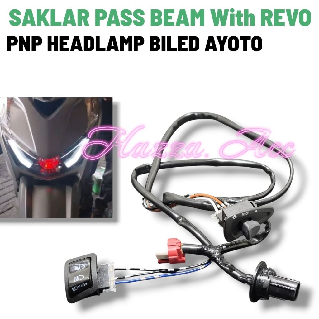 Jual Saklar Pass Beam With Revo On Off PNP HEADLAMP AYOTO BILED Switch ...