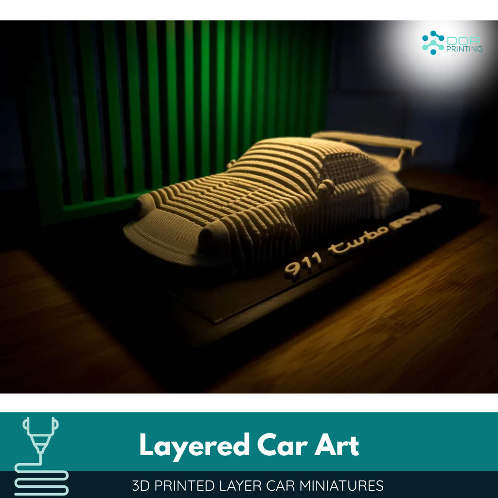 Jual Porsche 911 Turbo RWB Hoonigan - Layered Car Art : 3D printed ...
