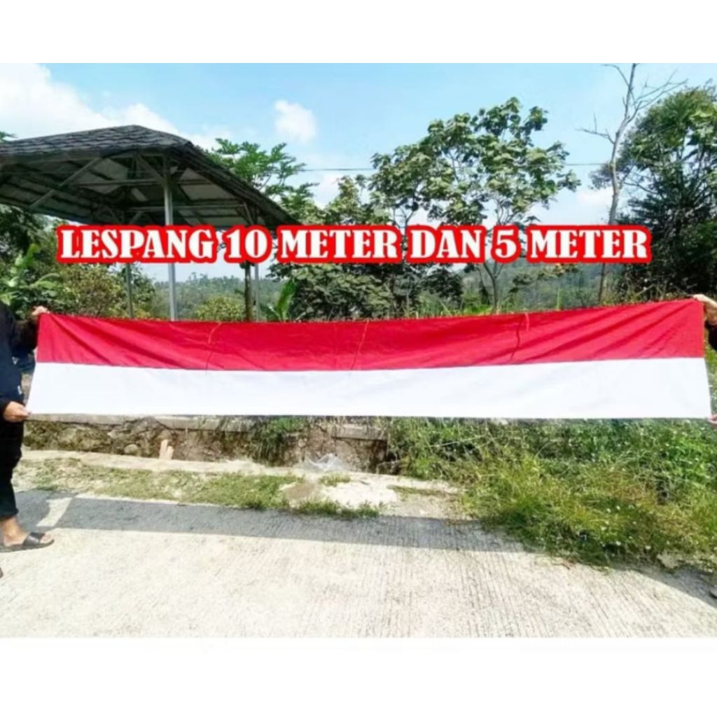 Jual bendera merah putih bendera panjang ukuran jumbo terlaris | Shopee ...