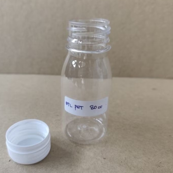 Jual botol zam zam 80 ml long neck / botol plastik LN / botol kosong 80 ...