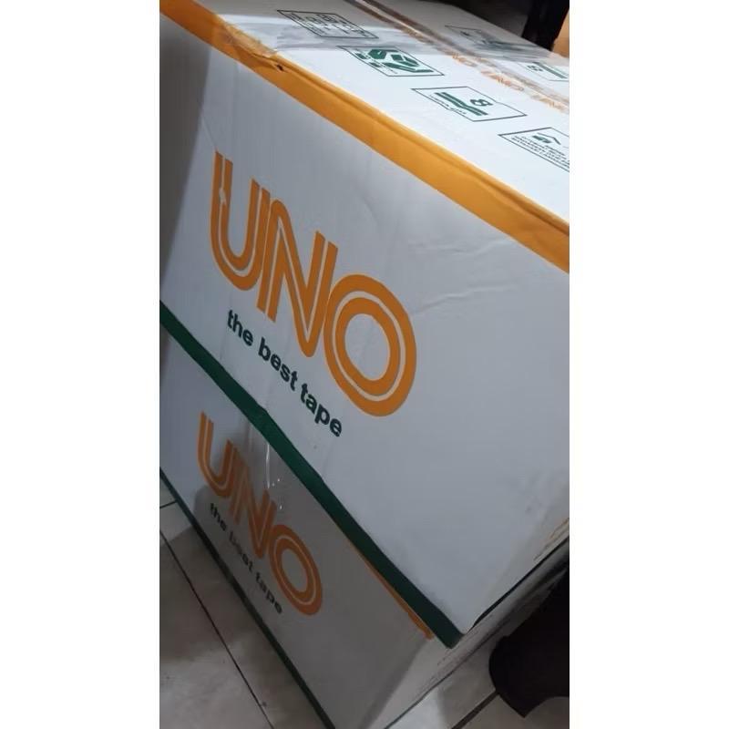 Jual Lakban Bening satu dus merk UNO 2inc 45mm/TAPE SELOTIP/LAKBAN ...