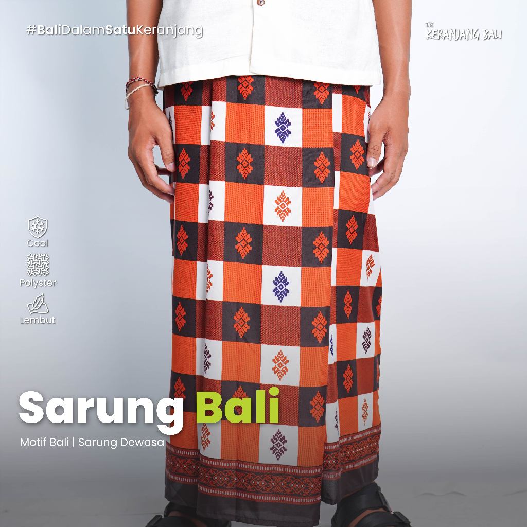 Jual The Keranjang Bali Sarung Adat Bali Poleng Motif Klasik Etnik ...