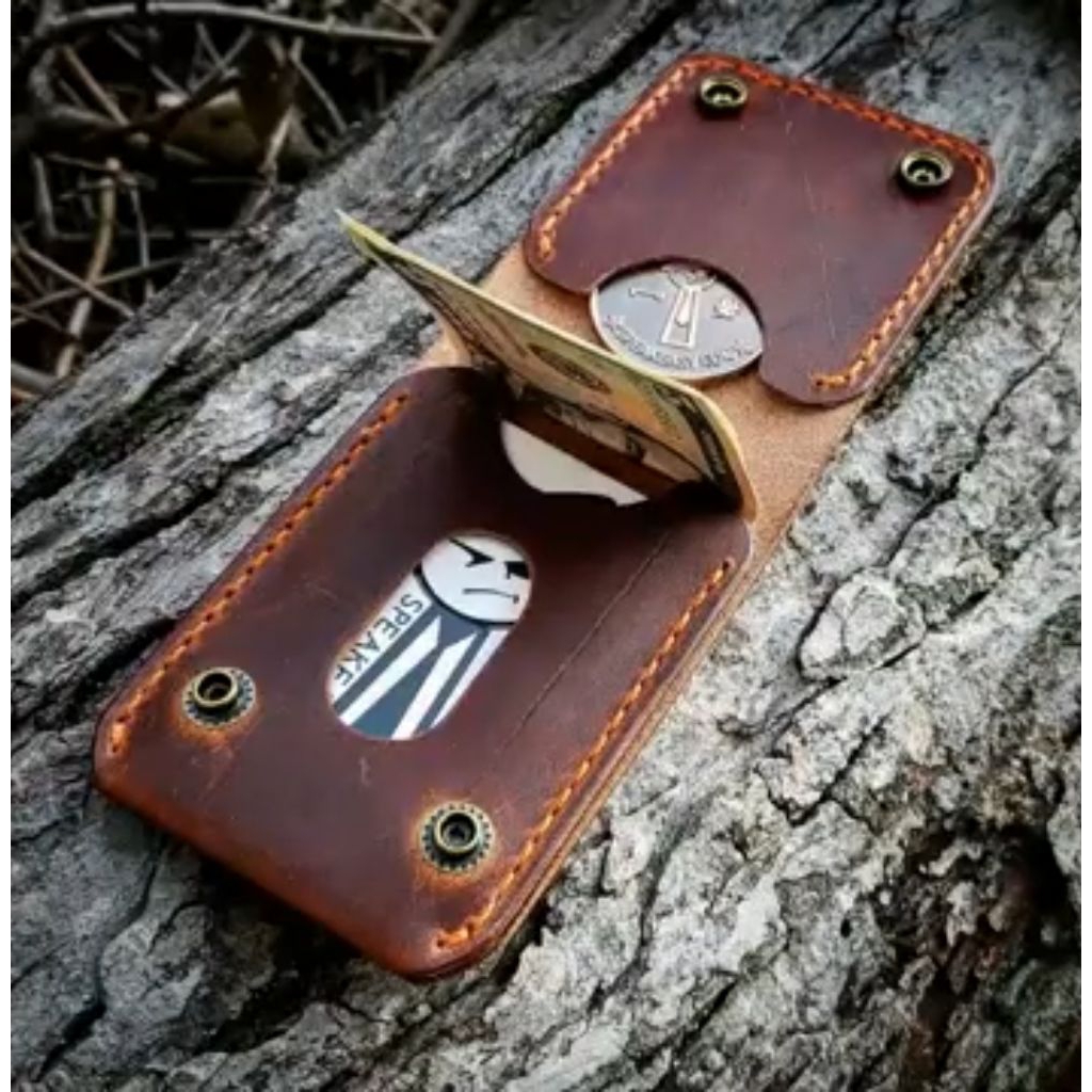 Jual Custom Dompet Minimalis Kulit Asli | Shopee Indonesia