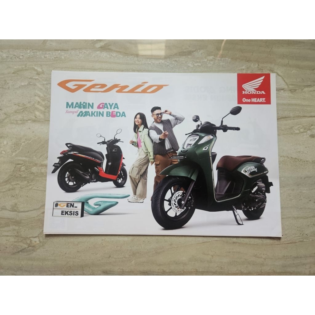 Jual brosur katalog motor honda genio 2023 flyer | Shopee Indonesia