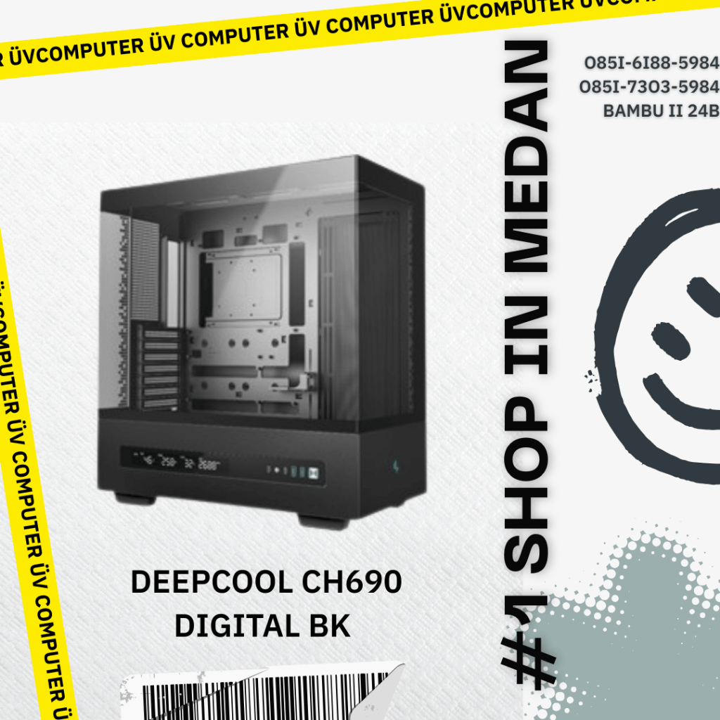 Jual Casing PC Komputer Deepcool Deep Cool CH690 CH-690 DIGITAL BK | Mid Tower | ATX Case ...