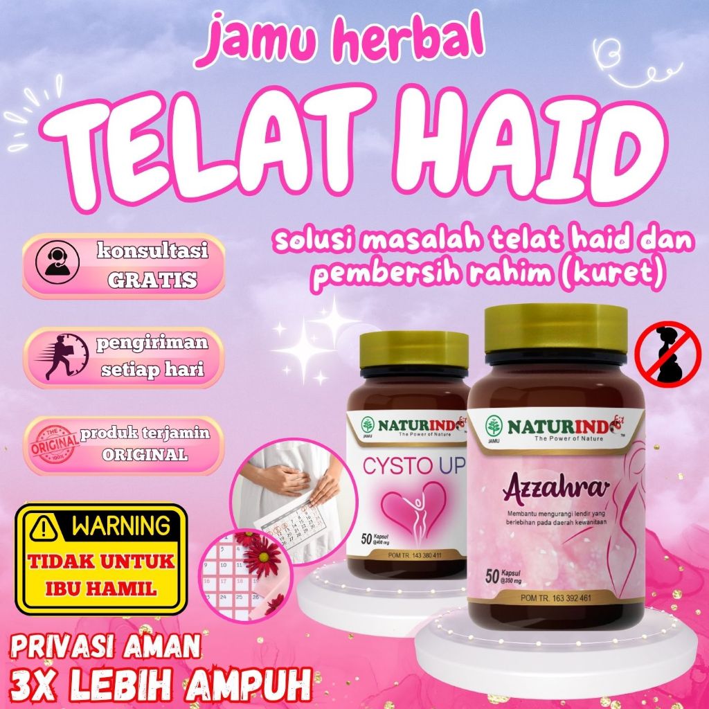 Jual Obat Telat Haid Dateng Bulan Haid Pelancar Pelancat Haid Tidak ...