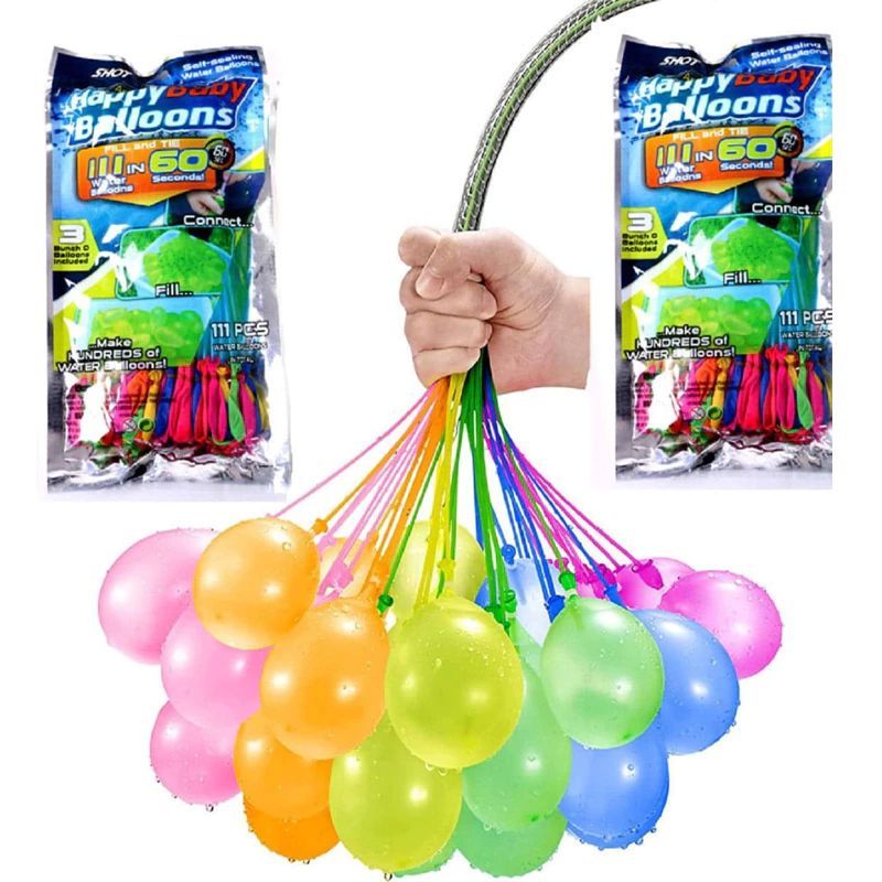 Jual Magic Balloons isi 111 pcs - Balon Air - Mainan Perang Air - Water ...